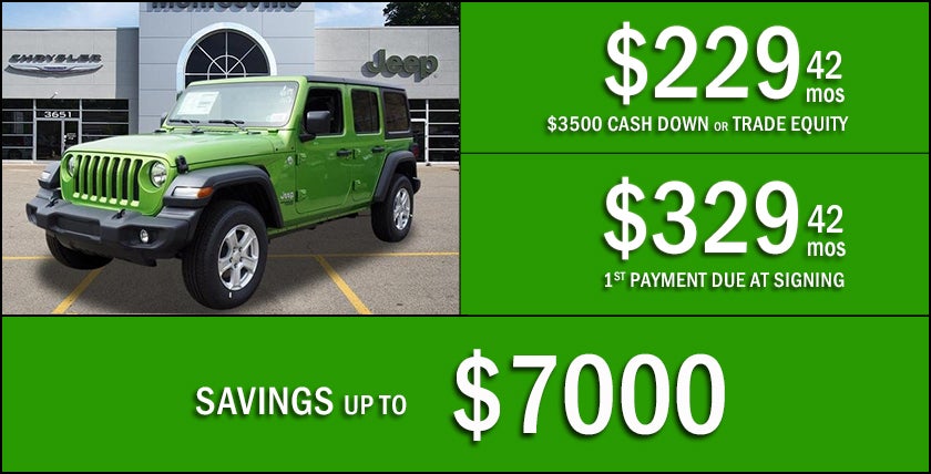 Chrysler Jeep Lease Deals Monroeville PA | Pittsburgh | Incentives ...