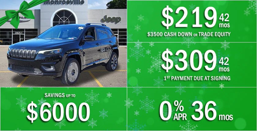Monthly Specials at Monroeville Chrysler Jeep in Monroeville PA